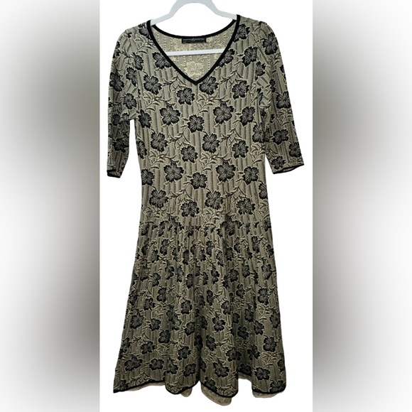 Peruvian Connection | Dresses | Peruvian Connection Quarter Sleeve Midi ...
